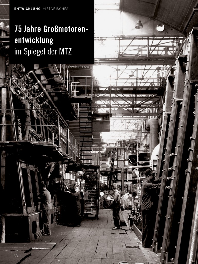 75 years of large engine development at MTZ | WTZ : WTZ